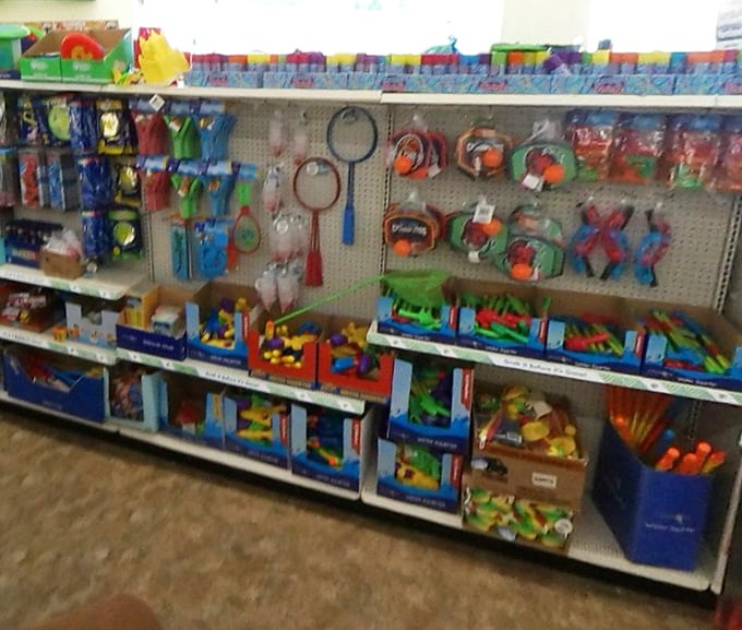 Childhood joy, adult-approved prices. The toy section transforms ordinary Tuesdays into birthdays and doctor visits into adventures worth braving.