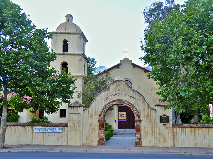 The Ojai Valley Museum's mission-style architecture houses local history in a building that's as photogenic as the stories it preserves.