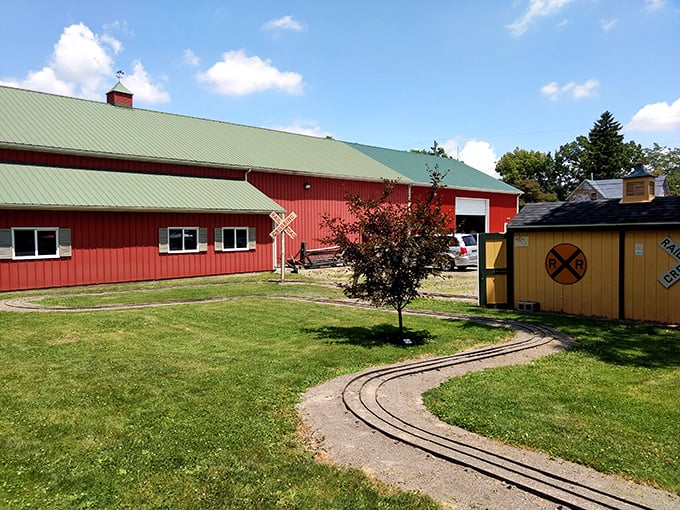 The Van Wert County Historical Society preserves local heritage in this charming red barn, where yesterday's ordinary becomes today's fascinating artifact.