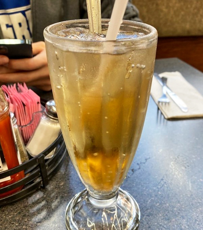 The vanilla phosphate&mdash;a soda fountain classic that tastes like childhood memories, even if they're not your own. Nostalgia in a glass.