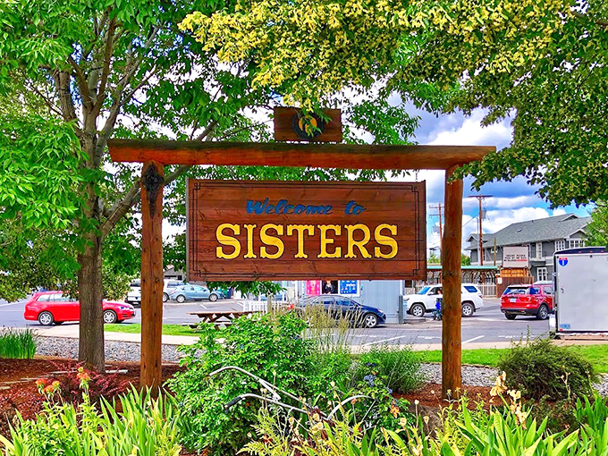 Not all welcome signs are created equal. This one practically whispers, "Slow down, you're on mountain time now."