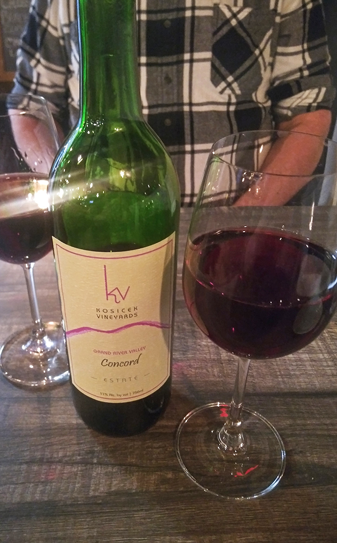 Local Kosicek Vineyards Concord wine proves Ohio knows grapes as well as hospitality&mdash;a perfect companion for whatever swims onto your plate.
