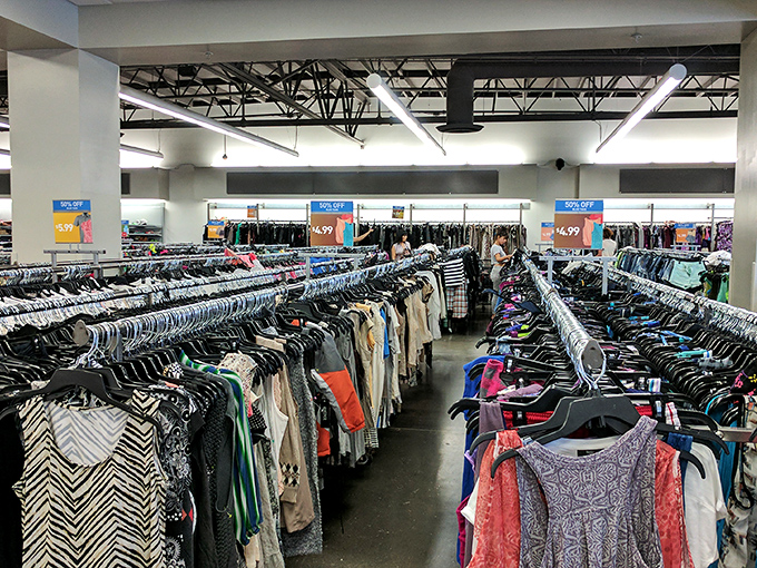 Miles of fashion possibilities where designer dreams and budget reality finally shake hands and become friends.