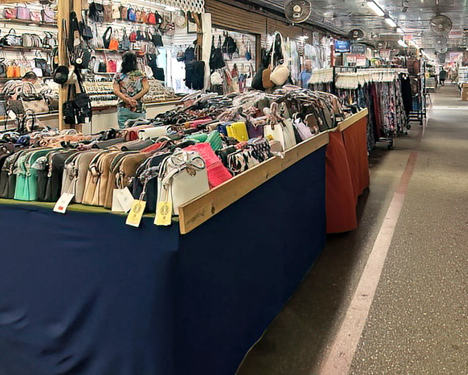 More handbags than a department store clearance sale, each one with its own mysterious past life story.