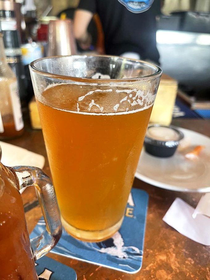 Cold beer and fresh seafood: a partnership more successful than Lennon and McCartney.