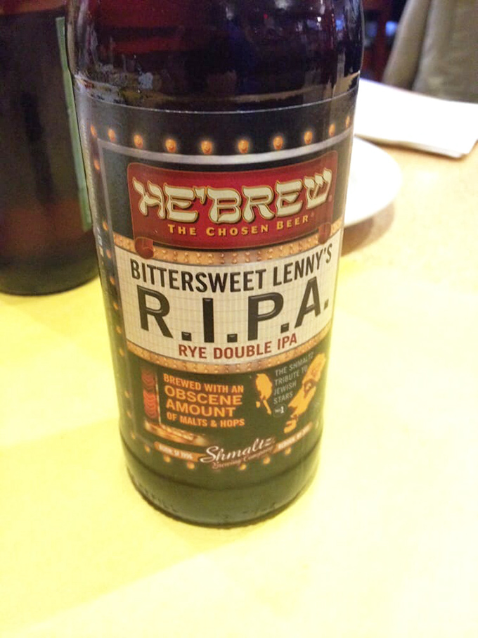 Even the beer selection honors tradition &ndash; Hebrew's Bittersweet Lenny's R.I.P.A. pairs perfectly with deli fare while paying homage to cultural roots.
