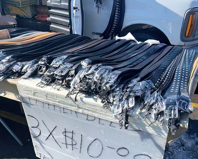 Belts for days! When your pants need a friend to hold on to, this vendor has you covered at prices that won't tighten your budget.