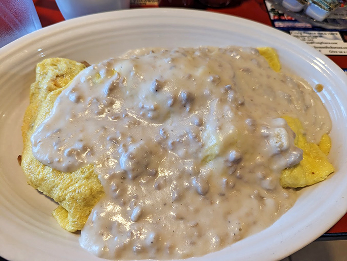 Biscuits and gravy &ndash; the breakfast dish that's essentially a warm, comforting blanket for your soul on a plate.