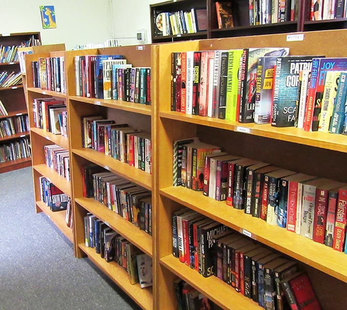 The book section stands as a paper paradise for bibliophiles, where literary adventures cost less than a fancy coffee and last infinitely longer.