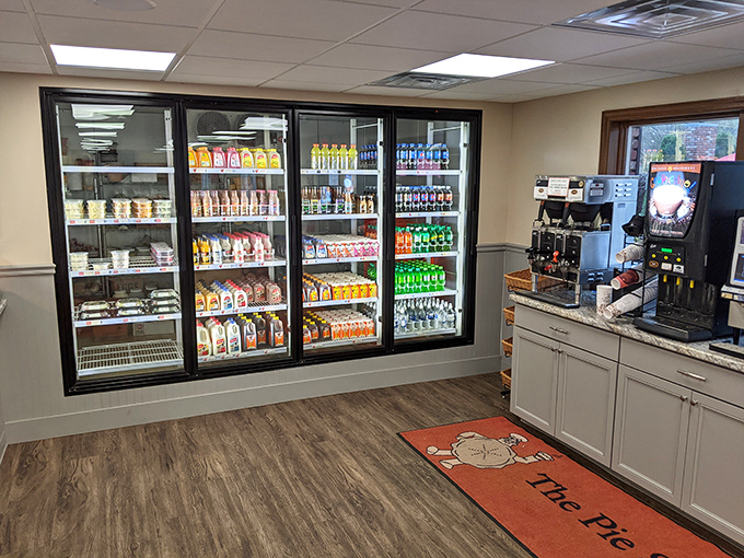 The drink section stands ready to complement your carb-laden adventure &ndash; because proper hydration matters when you're in food heaven.