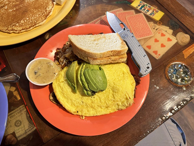When breakfast can't decide what it wants to be, it becomes this glorious platter&mdash;eggs, avocado, and toast in perfect harmony.