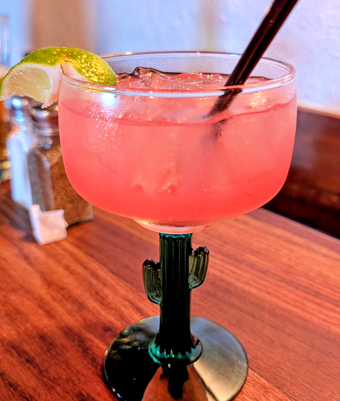 The cactus-stemmed margarita isn't just Instagram bait&mdash;it's a sunset-colored promise of Southwest hospitality in liquid form.