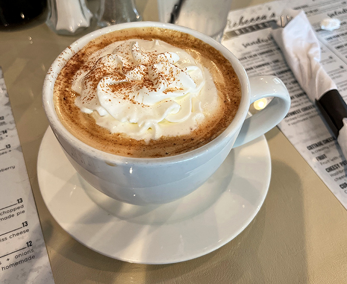 Coffee elevated to an art form, complete with foam canvas. This isn't just caffeine&mdash;it's the kind of morning ritual that makes Mondays bearable.