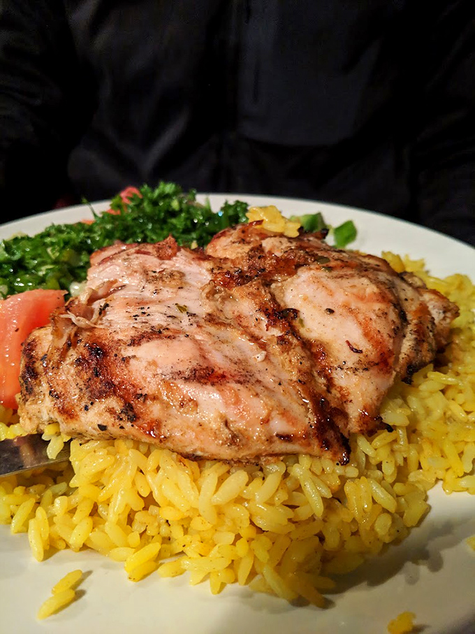 This chicken breast has clearly been introduced to actual seasoning&mdash;a refreshing departure from the bland poultry purgatory found elsewhere.