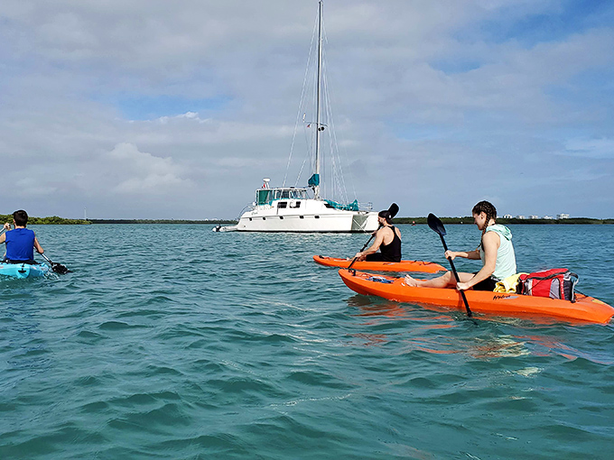 Kayaking the crystalline waters of Fort Pierce &ndash; where exercise meets sightseeing and nobody's counting calories or minutes.