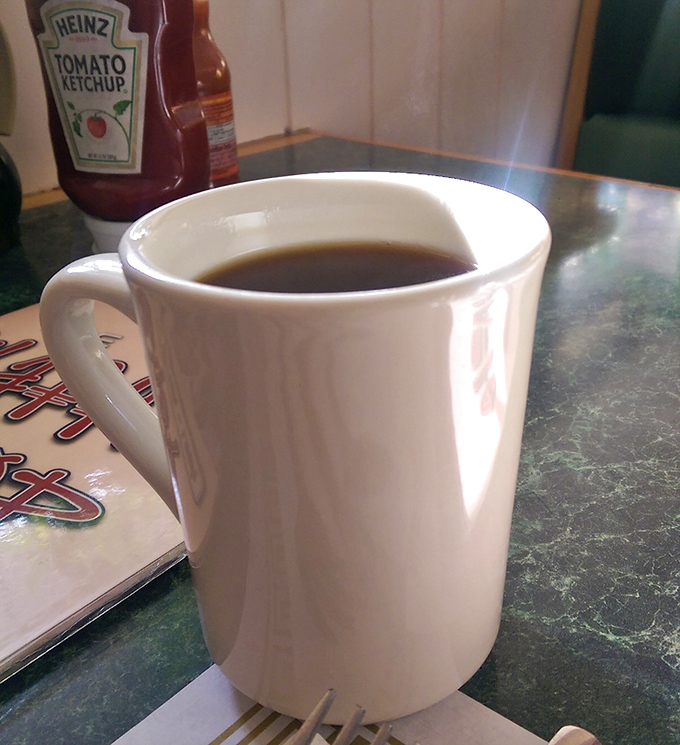 The humble diner coffee mug &ndash; unassuming hero of countless mornings, ready to transform ordinary humans into functioning members of society.