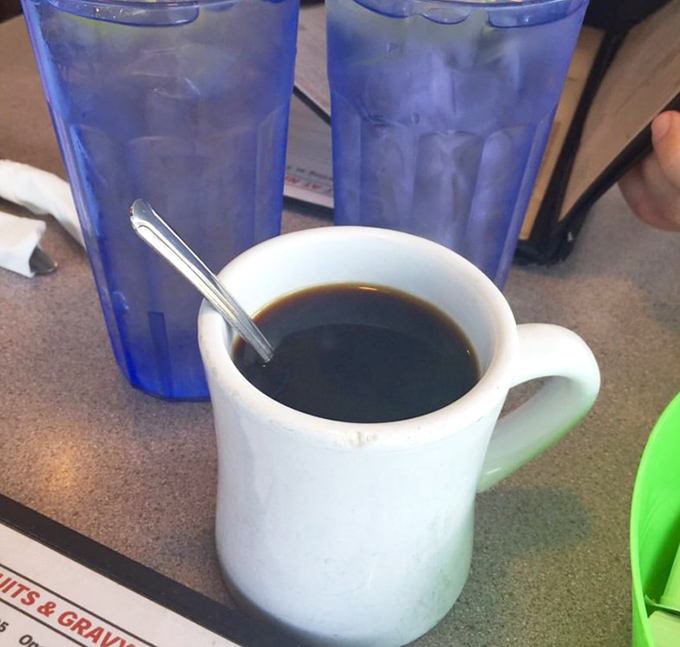 The classic diner coffee mug&mdash;sturdy, unpretentious, and promising unlimited refills. No fancy latte art needed when the coffee's this good.
