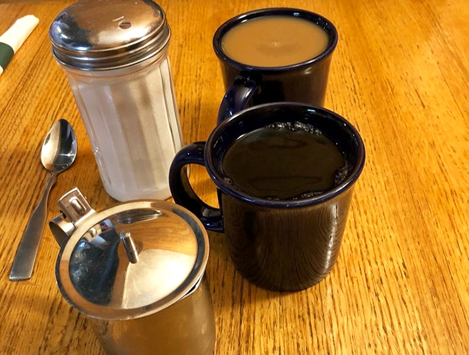 Coffee served in sturdy mugs that feel like they've heard decades of good conversations&mdash;the kind that turn strangers into regulars.