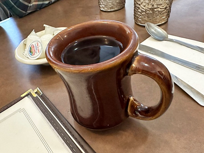 Simple brown mug, extraordinary contents &ndash; sometimes the best things come in the most unassuming packages.