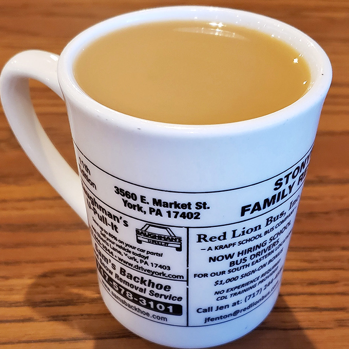 That first sip of diner coffee &ndash; strong enough to wake your ancestors, smooth enough to enjoy.