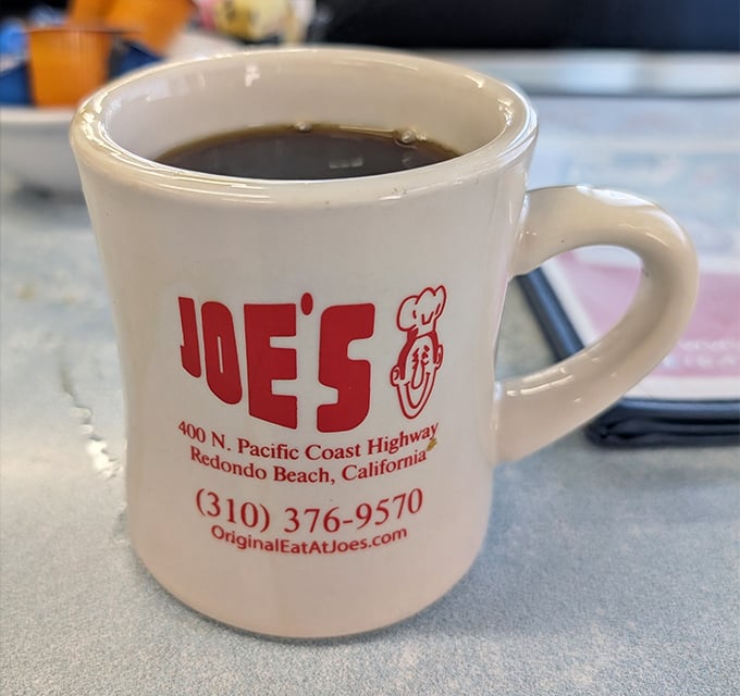 This isn't just coffee; it's liquid motivation in a mug that's seen more morning revelations than a therapist's couch.