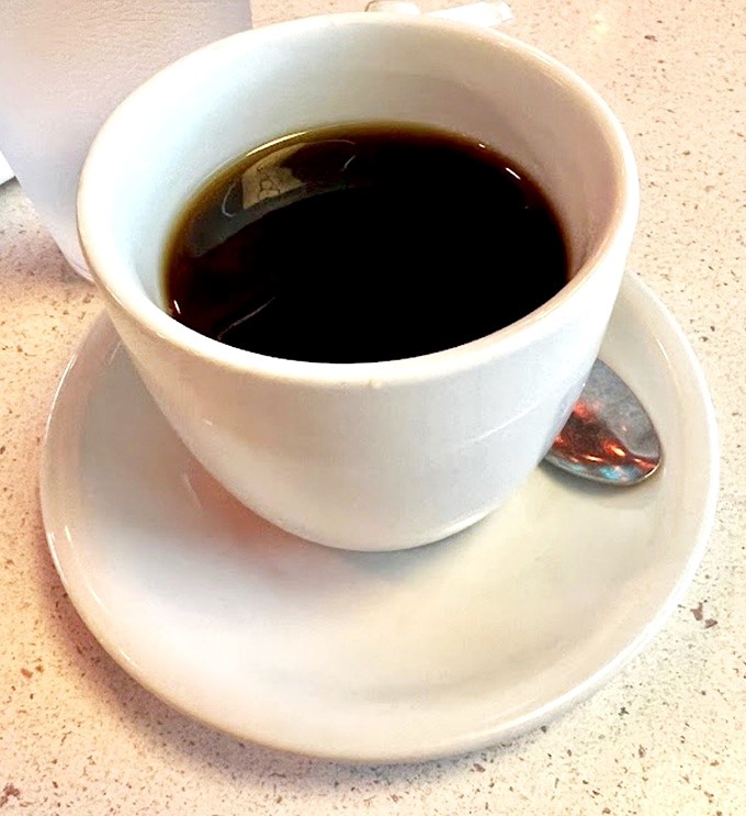Just a simple cup of diner coffee &ndash; the kind that's kept America running since before fancy espresso drinks were even a twinkle in Seattle's eye.