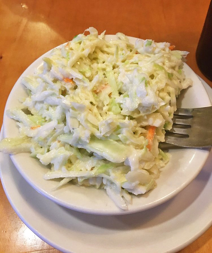 Cole slaw that doesn't hide in the corner of the plate—fresh, crisp, and worthy of its own spotlight.