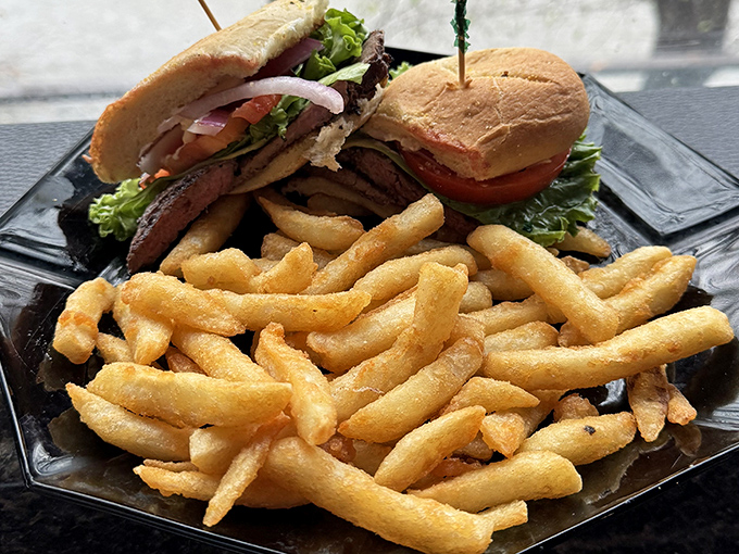 The sandwich-fries ratio here is mathematically perfect. Scientists haven't confirmed it yet, but your taste buds already know the truth.