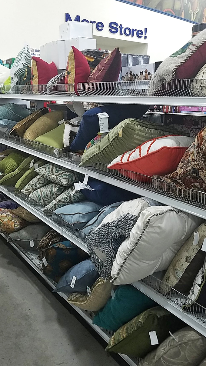 Pillow paradise! "More Store" indeed&mdash;these cushions could transform your couch from drab to fab faster than a Florida thunderstorm.