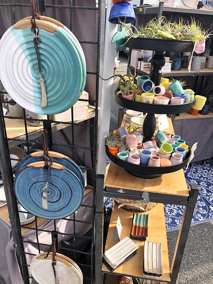 Handcrafted pottery that brings coastal colors inland. These pieces don't just hold plants—they hold stories waiting to be continued in your home.