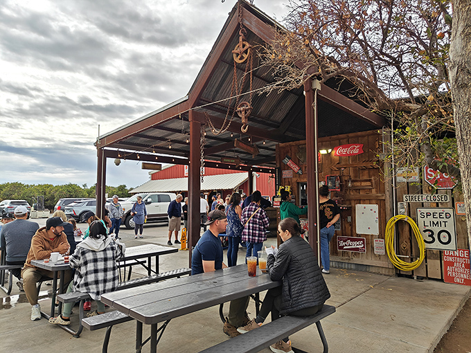 Community happens here. Strangers become friends over shared tables and the universal language of "you've got to try this" nods of approval.