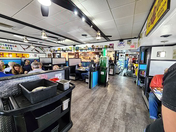 Where locals gather and visitors become regulars. The buzz of conversation is as essential as the coffee they're pouring.