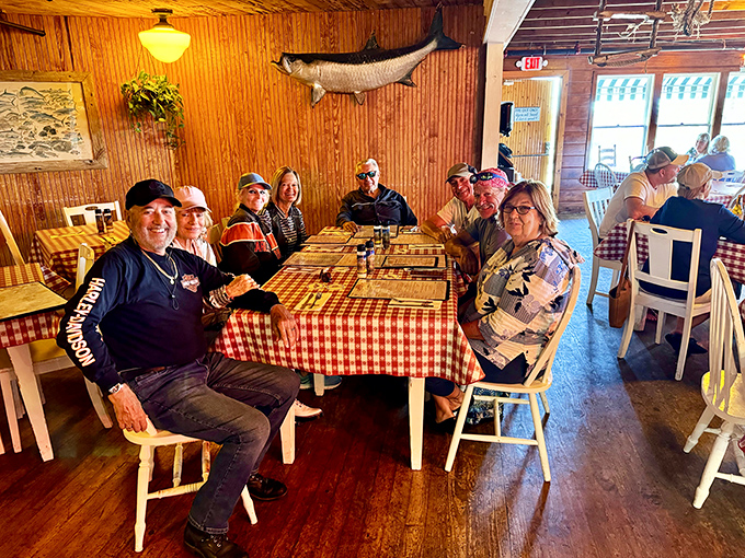 Where memories are made over checkered tablecloths and seafood feasts. The wood-paneled walls have heard thousands of "You've got to try this!" exclamations.