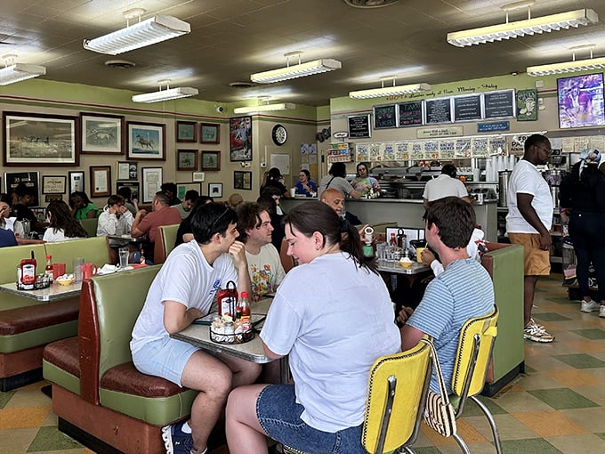 The lunch rush brings a cross-section of Atlanta together&mdash;suits, students, and seniors all united by the universal language of good food.