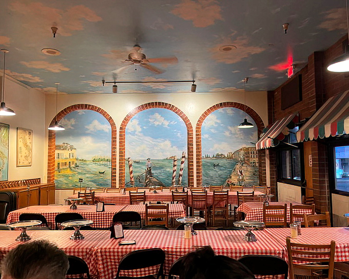 Those Venetian canal murals transport you straight to Italy without the jet lag or passport drama.