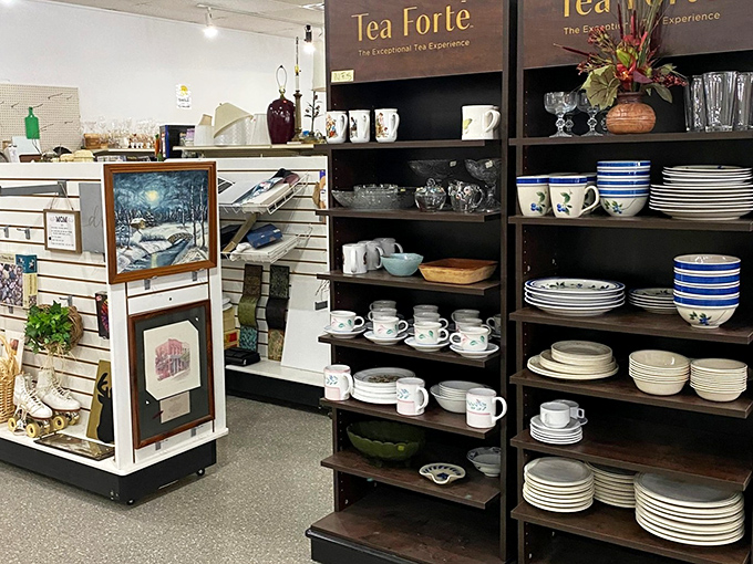 Tea Forte meets everyday plates in this dinnerware section that would make your grandmother proud and your dinner guests impressed.