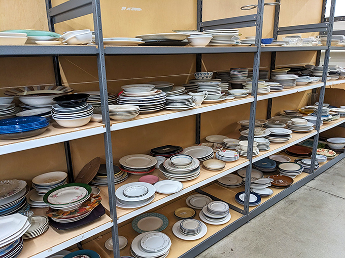 Plates upon plates upon plates! From everyday dining to special occasion china, these dishes have served memories before and are ready to do it again.