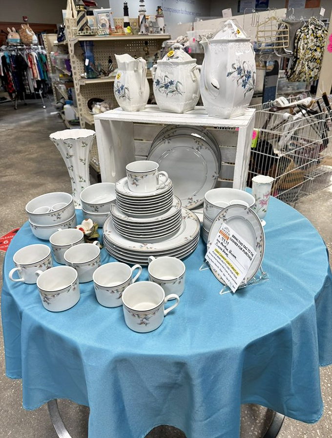 Complete dinnerware sets that survived decades of family gatherings now await your holiday table&mdash;at a fraction of retail price.
