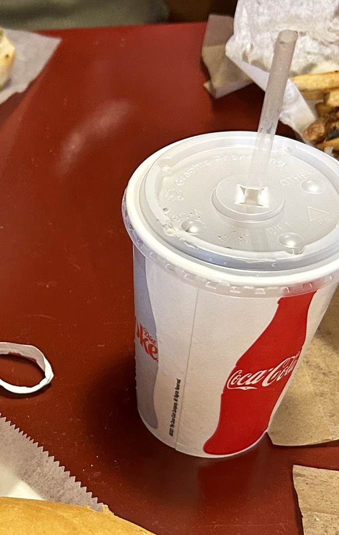 The classic soda in its natural habitat&mdash;ready to wash down sandwich perfection. Some relationships are just meant to be.