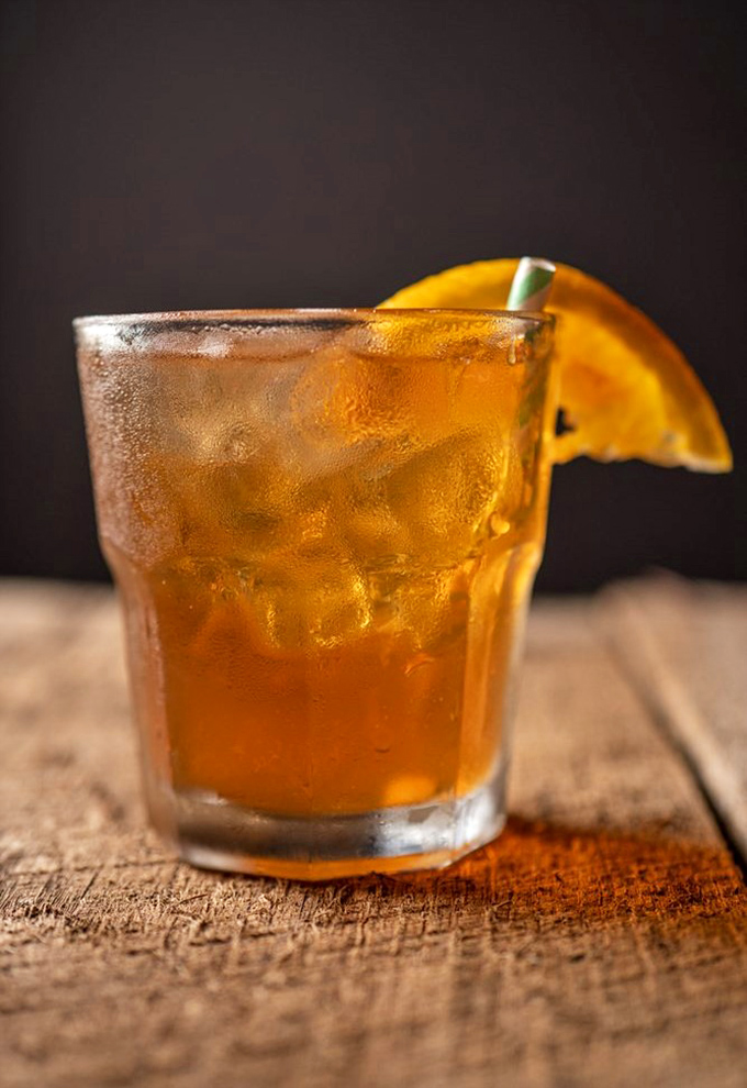 Sweet tea so perfectly amber it could be mistaken for liquid gold. The South's answer to champagne.