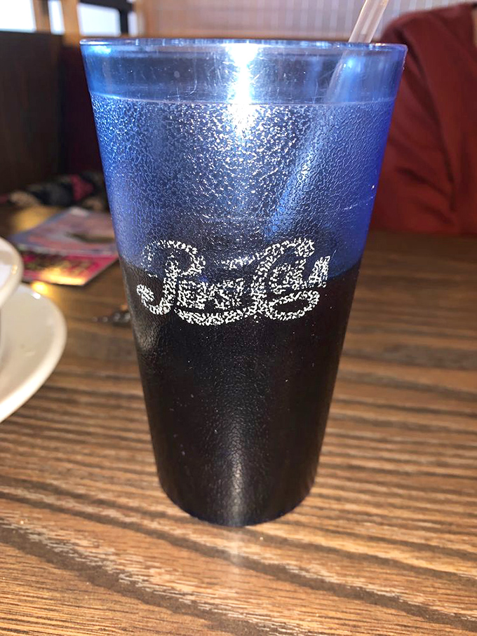 That blue-tinted glass isn't just holding your Pepsi - it's a portal to every childhood restaurant memory you've ever treasured.