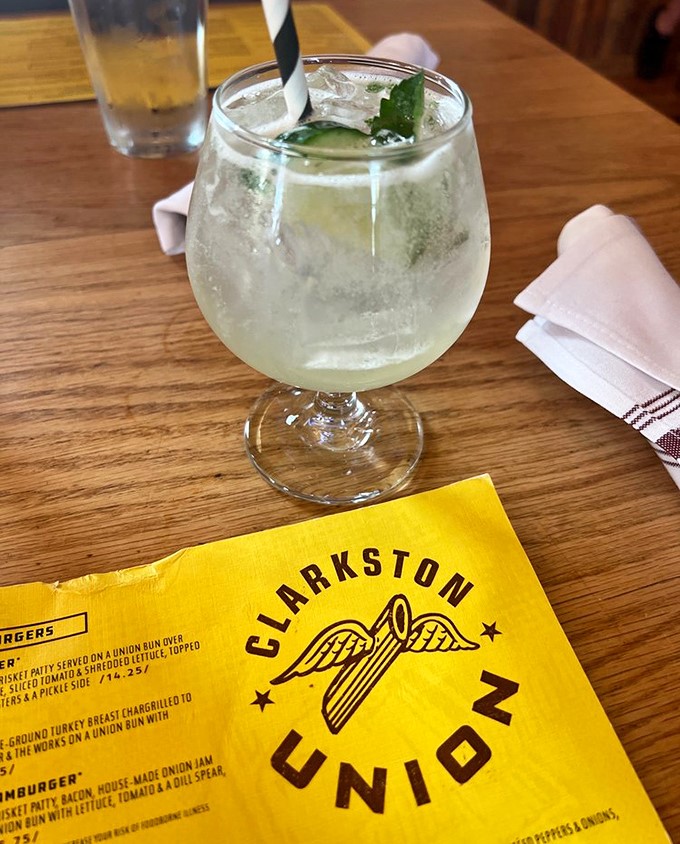 That cocktail sparkles with the promise of happiness and the wisdom of perfect lime placement. 