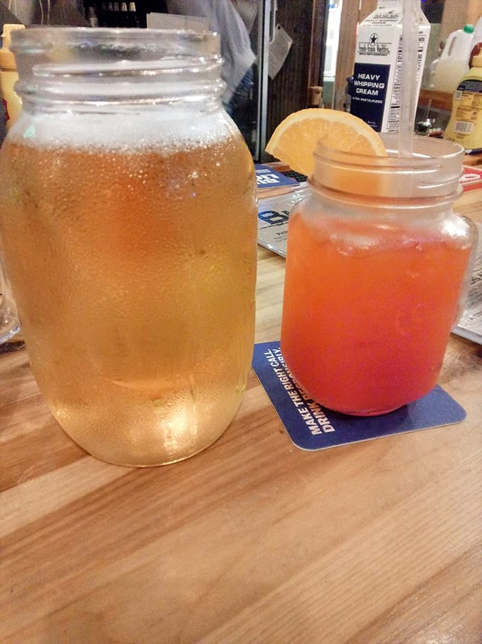 Mason jar beverages that bring back summer memories&mdash;one sweet tea and one sunset-colored concoction that promises refreshment with every sip.