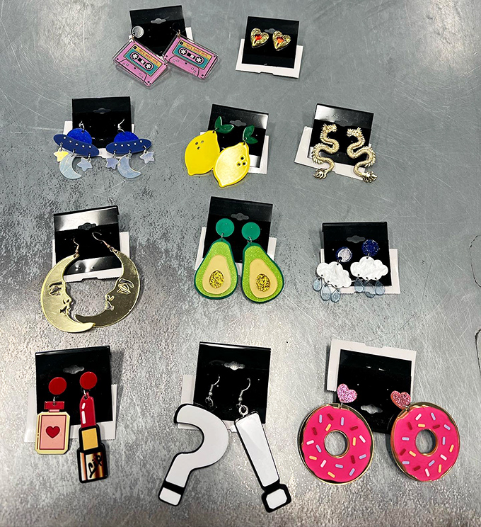 Quirky earrings that tell stories without saying a word. From cassette tapes to avocados, your lobes can now express your personality.