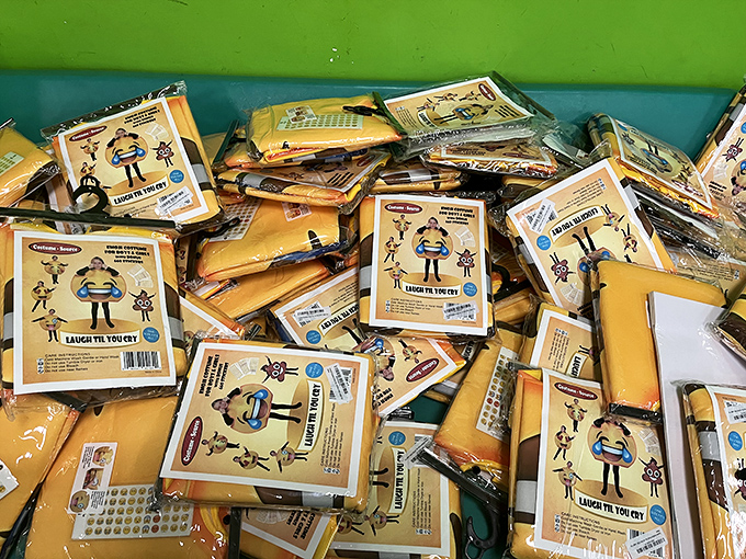 These packaged emoji costumes prove that even in the digital age, sometimes you need to physically become the laughing face you send in texts.