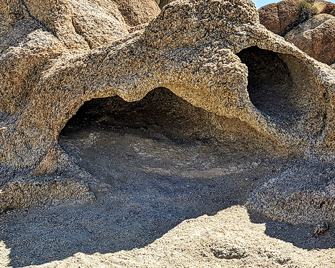 Mother Nature's arch game is strong here – each opening perfectly frames a view worth climbing through for.