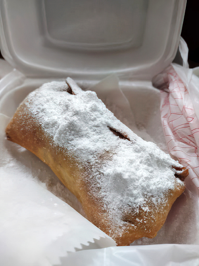 Not all heroes wear capes &ndash; some come dusted with powdered sugar, hiding warm peach filling beneath a golden-fried exterior.