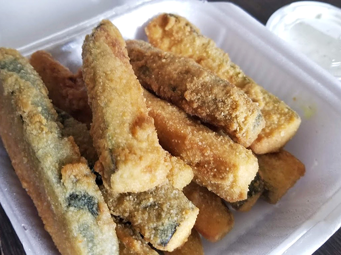 Golden-brown zucchini sticks with a crispy cornmeal coating that shatters with each bite&mdash;vegetables have never been this exciting.