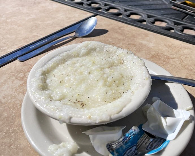 Grits so creamy and perfectly seasoned they might convert even the most stubborn Northern skeptics. Southern comfort in a bowl, no passport required.