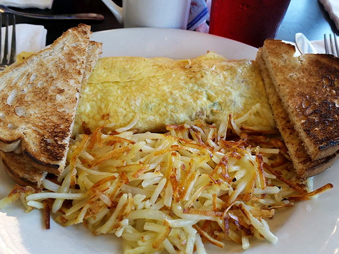 Hash browns that have achieved the impossible dream: crispy exterior giving way to tender interior&mdash;the texture that breakfast potatoes aspire to in their prayers.